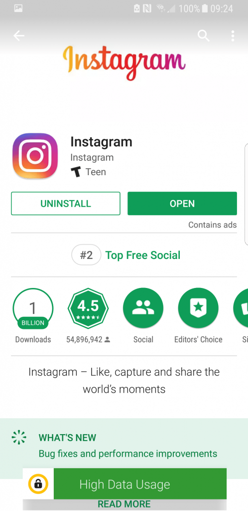 Google-Play-Store-Instagram - Phong Vũ News