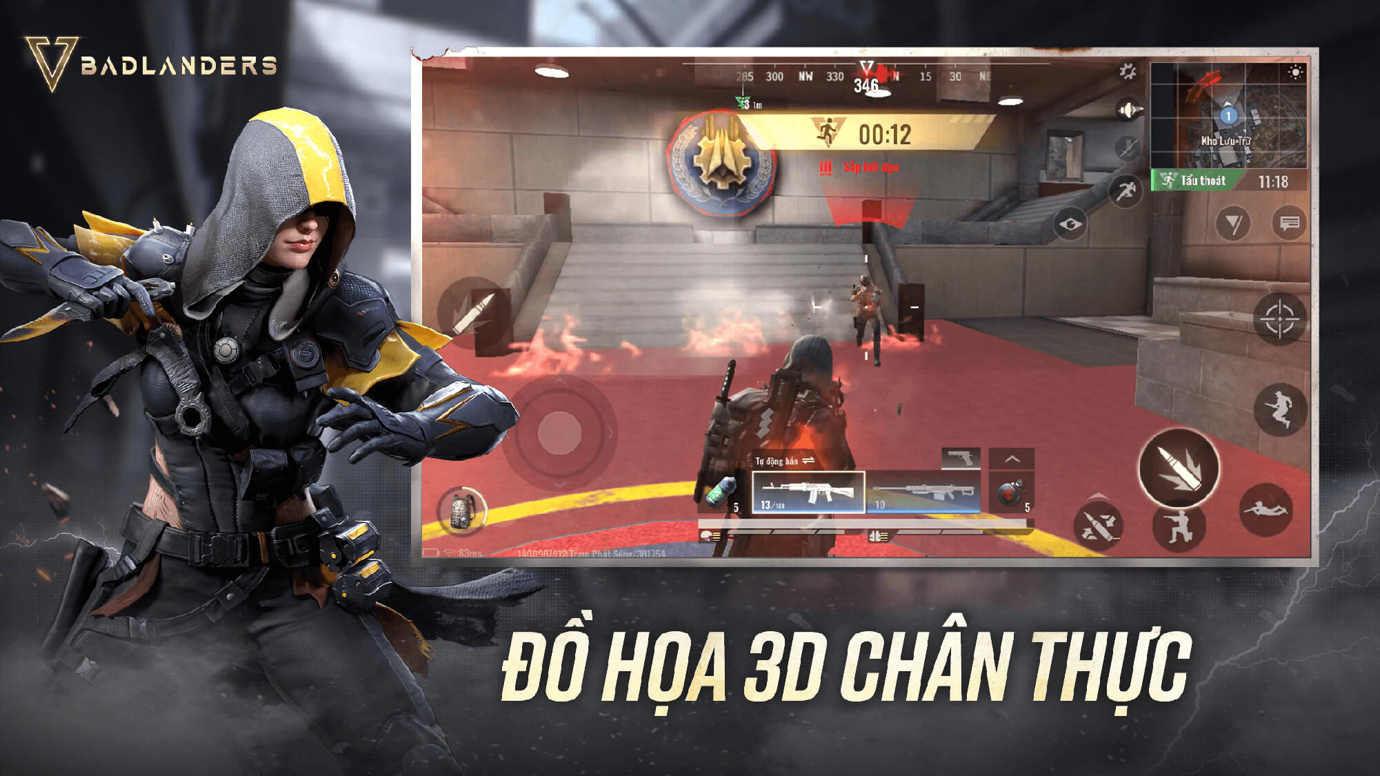 Phá đảo Badlanders: Game sinh tồn mobile thế hệ mới do Viettel Media ...