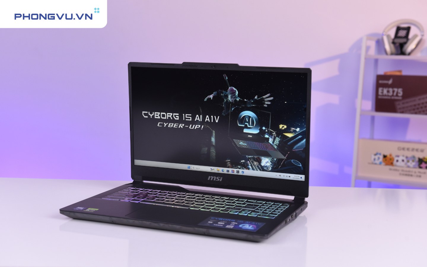 Review MSI Cyborg 15 AI: Laptop gaming tích hợp AI mới nhất