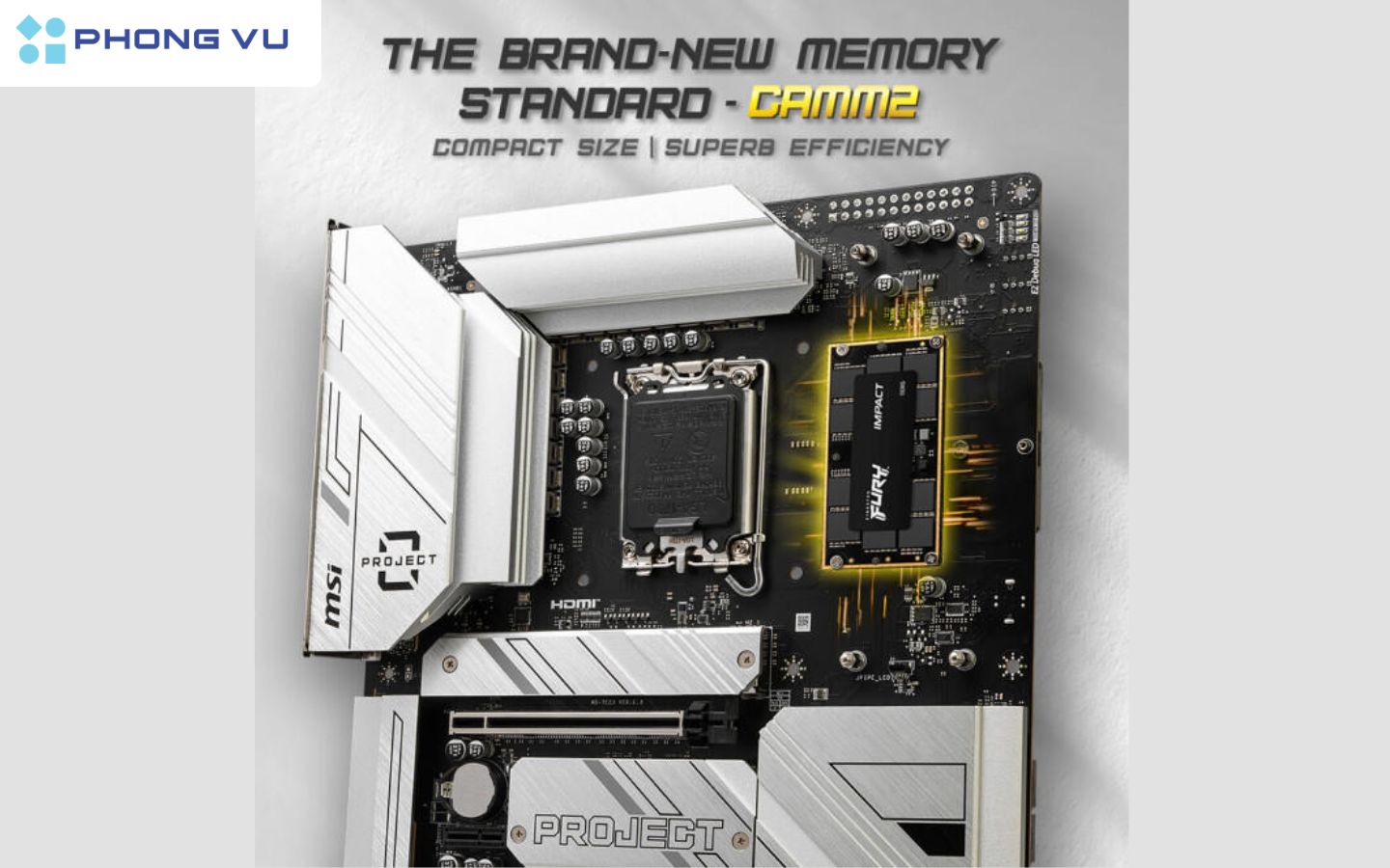 Computex 2024: MSI bật mí bộ nhớ CAMM2 mới cho PC