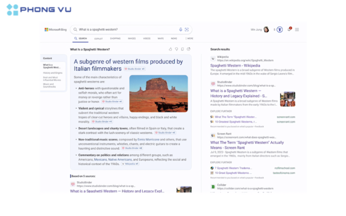 Bing Generative Search được Ra Mắt Với Tích Hợp AI