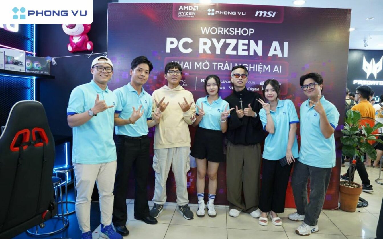 Phong Vũ AI workshop | Từ PC Ryzen AI đến Creator xịn | Phongvu.vn