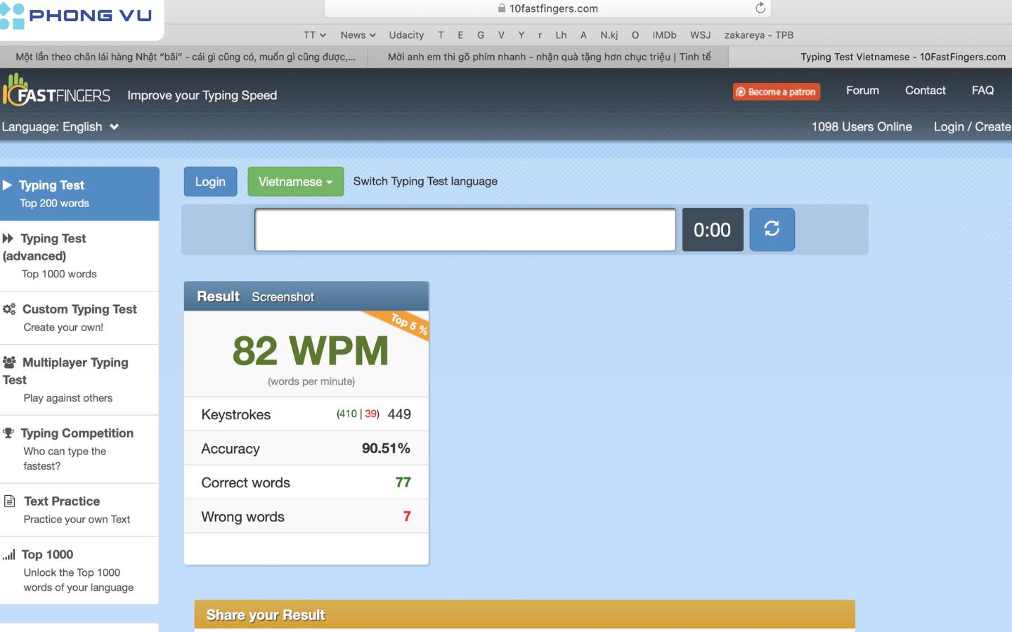Top 8 website tập gõ 10 ngón trực tuyến miễn phí tốt nhất 2024
