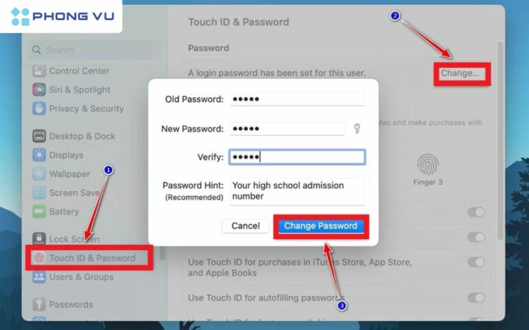 Password Hint là gì? Hướng dẫn cài đặt trên máy tính đơn giản | Phongvu.vn