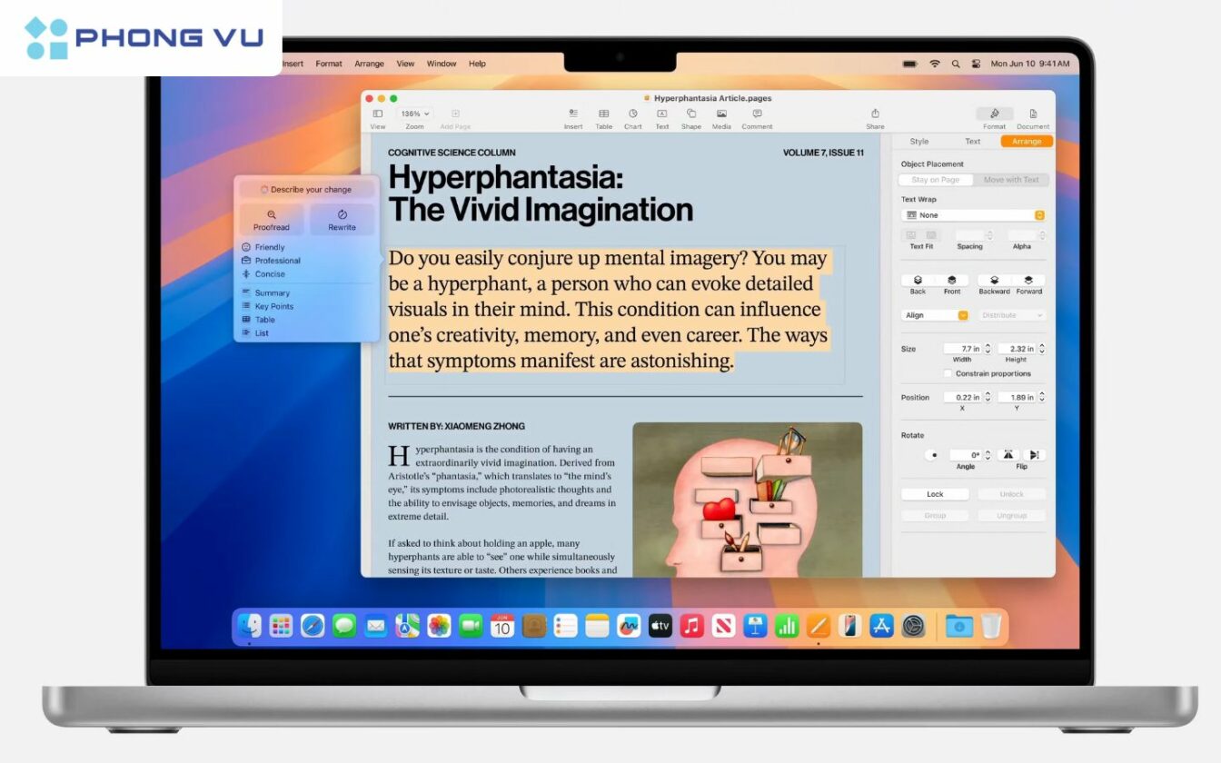 Writing Tools Trên Apple Intelligence Có Thể Làm được Những Gì?