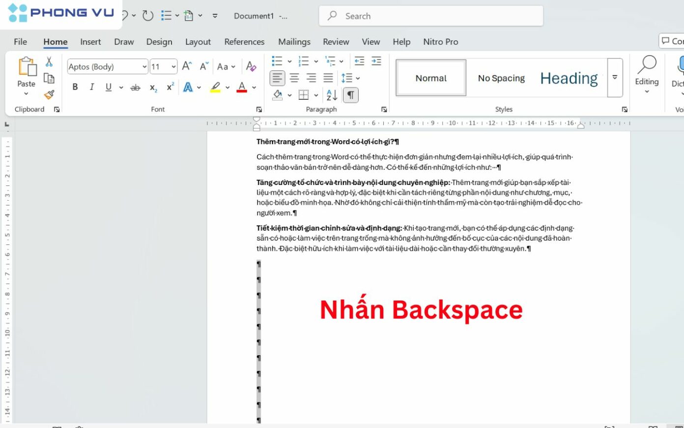 3 Cách thêm trang trong Word cho mọi phiên bản