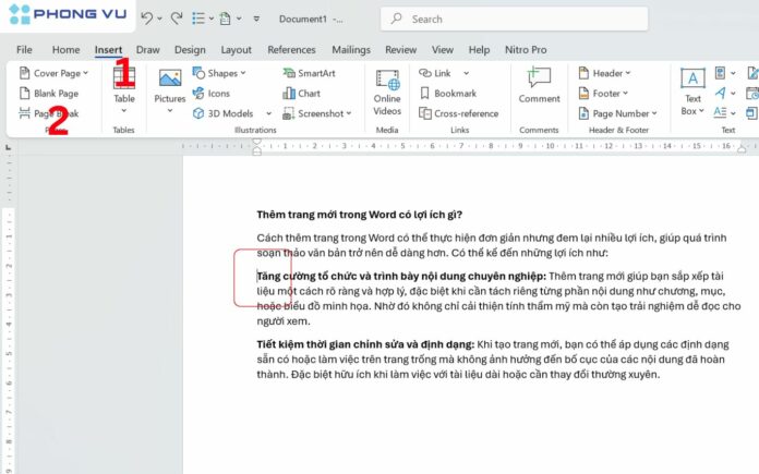 3 Cách thêm trang trong Word cho mọi phiên bản