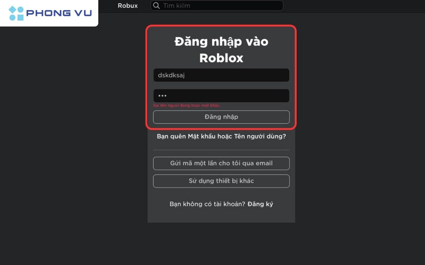 7 cách lấy lại acc Roblox khi quên mật khẩu và Email cực dễ | Phongvu.vn
