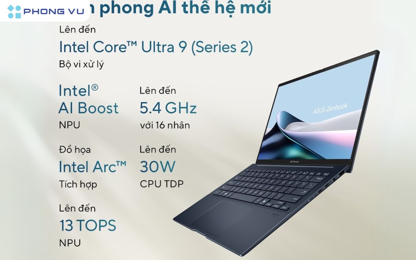 Asus Zenbook 14 laptop AI mỏng nhẹ và đa nhiệm với Intel® Core™ Ultra ...