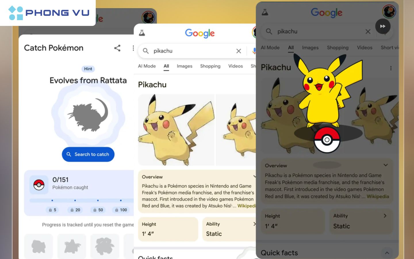 Google khiến dân tình sốt xình xịch với game Pokémon ẩn chưa từng có ...