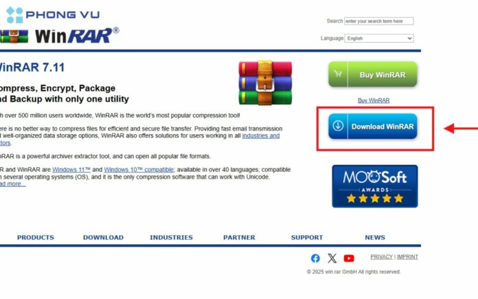 Cách tải WinRAR miễn phí và cài đặt nhanh chóng trên Windows | Phongvu.vn