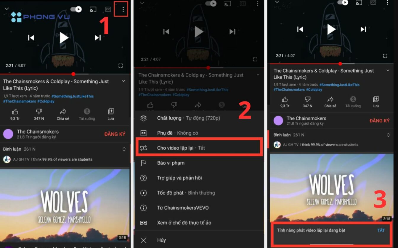 Cách replay, repeat YouTube trên các thiết bị dễ như ăn kẹo