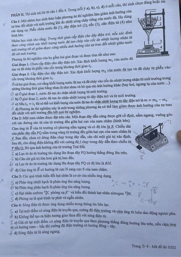 Đề thi môn Vật lý tốt nghiệp THPT 2025 chính thức | Phongvu.vn