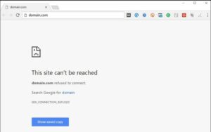 Lỗi ERR_CONNECTION_REFUSED? Nguyên nhân và cách khắc phục.
