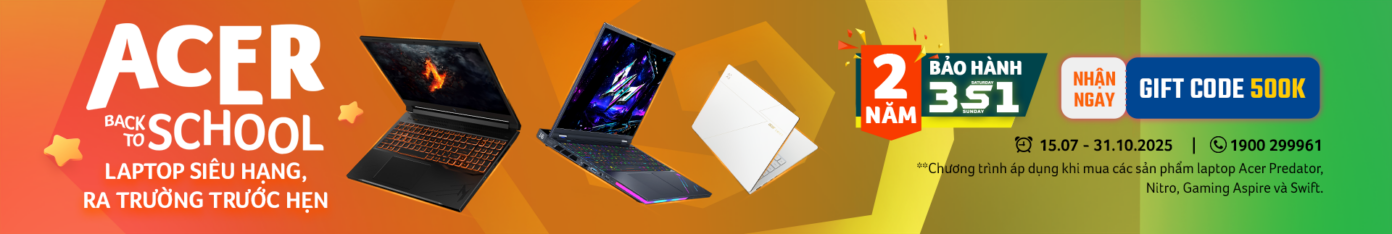 Acer Back to School 2025: Laptop siêu hạng - Ra trường trước hẹn ...
