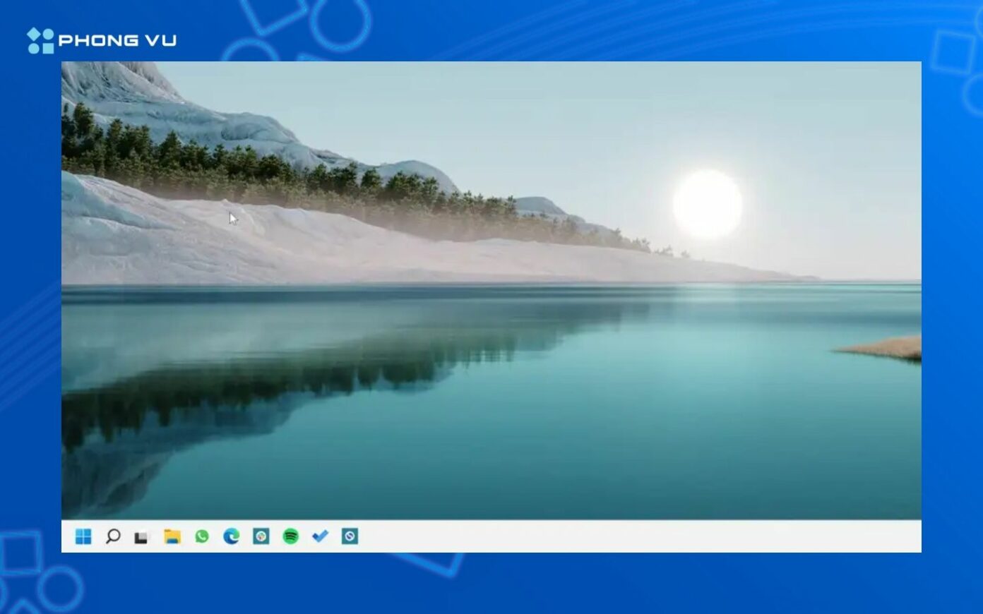 9 cách làm đẹp thanh tác vụ Taskbar Win 11 theo sở thích | Phongvu.vn