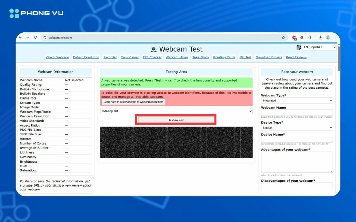 Cách Test Camera Laptop đơn Giản, Nhanh Chóng Và Chính Xác