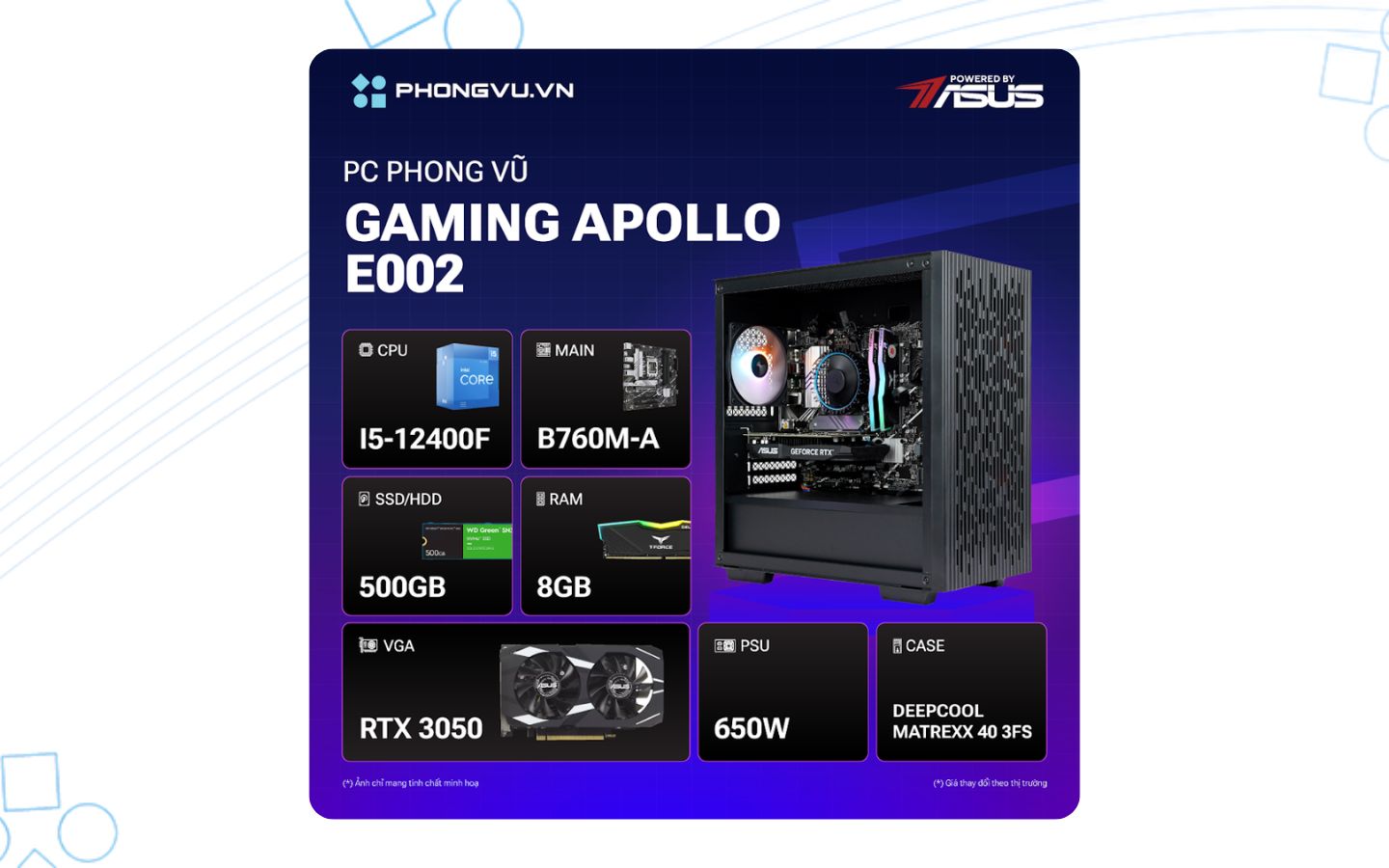 Đánh giá PC PV Gaming Apollo E002: PC gaming tầm trung phù hợp cho học ...