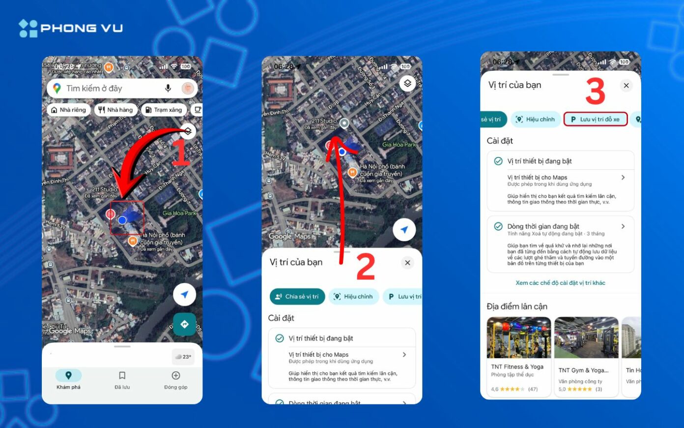 Cách lưu vị trí đậu xe bằng Google Maps trên điện thoại nhanh chóng ...