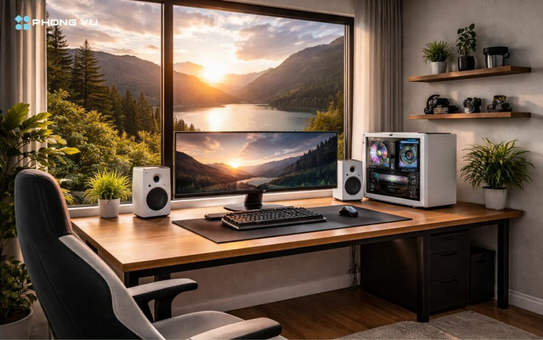 50+ Ý tưởng setup góc gaming xịn sò, chơi game làm việc cực chill ...