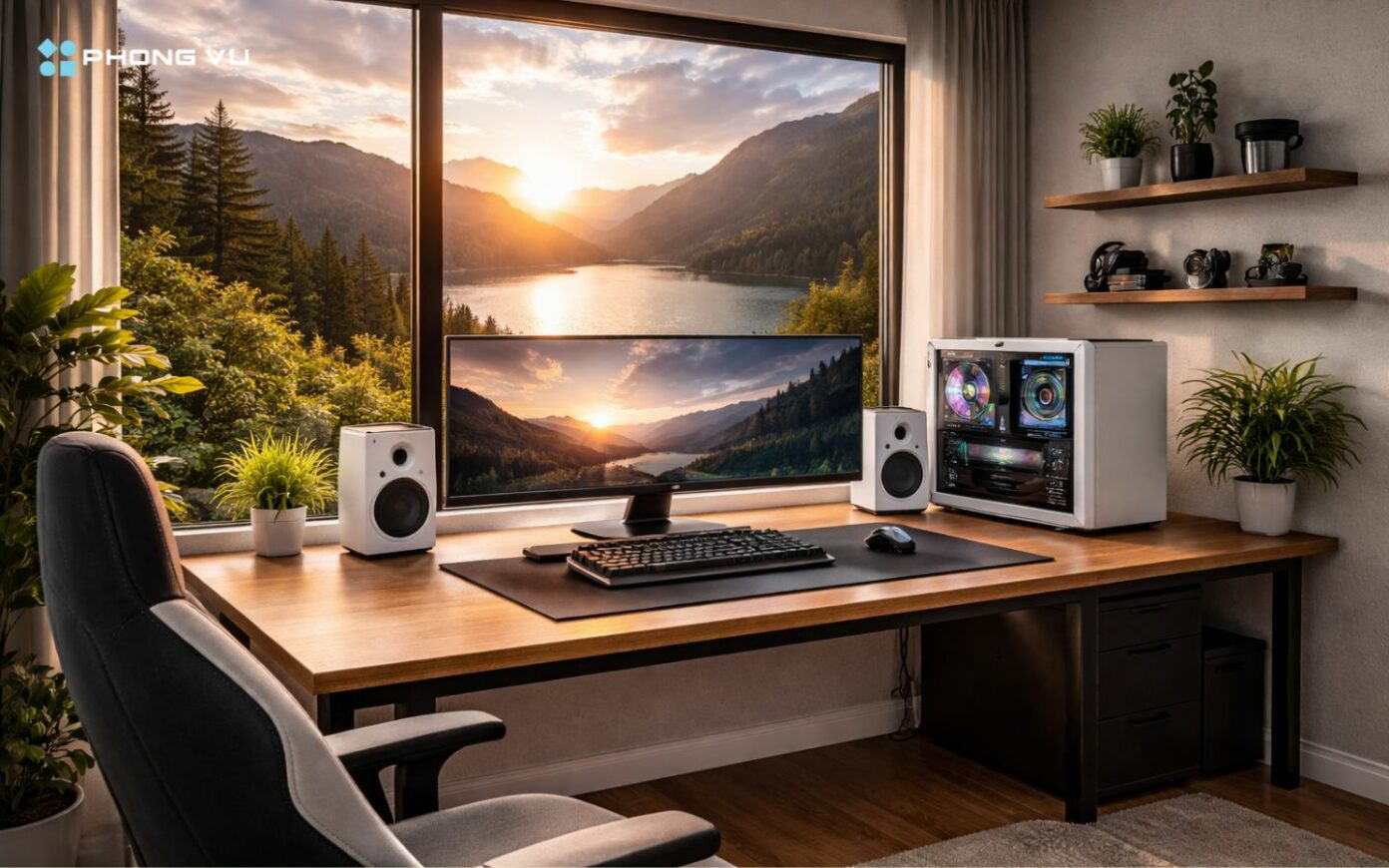 50+ Ý tưởng setup góc gaming xịn sò, chơi game làm việc cực chill ...