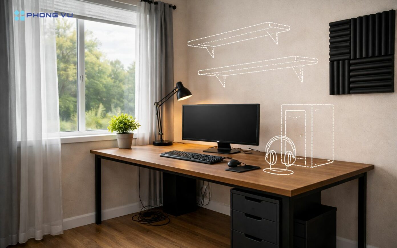 50+ Ý tưởng setup góc gaming xịn sò, chơi game làm việc cực chill ...