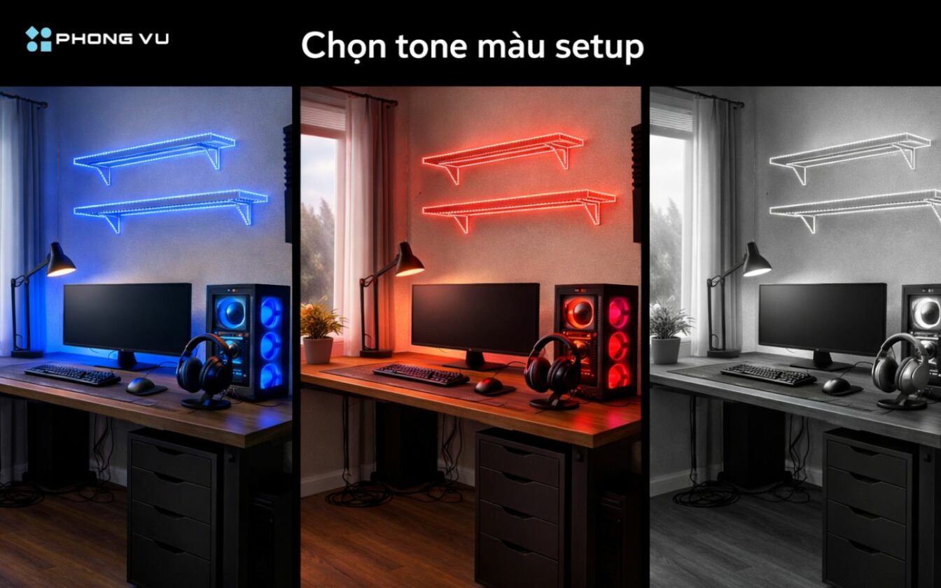 50+ Ý Tưởng Setup Góc Gaming Xịn Sò, Chơi Game Làm Việc Cực Chill