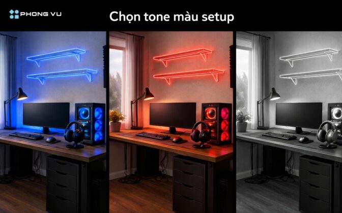 50+ Ý tưởng setup góc gaming xịn sò, chơi game làm việc cực chill ...