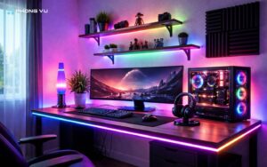 50+ Ý tưởng setup góc gaming xịn sò, chơi game làm việc cực chill ...