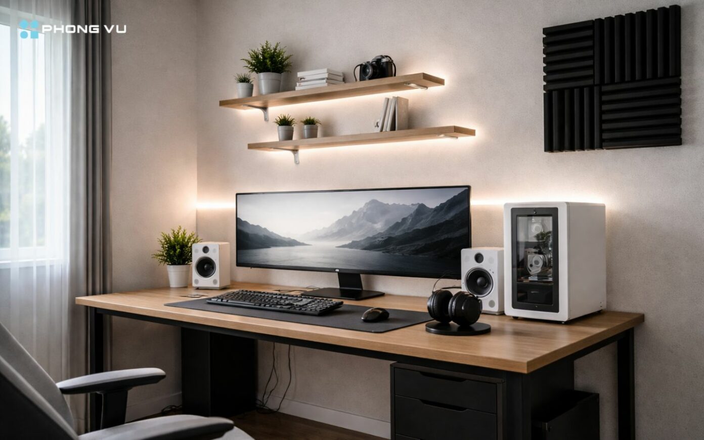 50+ Ý tưởng setup góc gaming xịn sò, chơi game làm việc cực chill ...